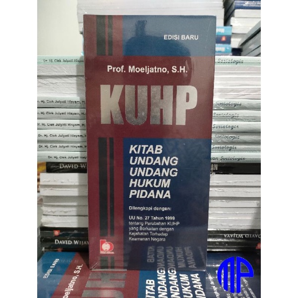 Jual Buku KUHP Moeljatno - Original | Shopee Indonesia