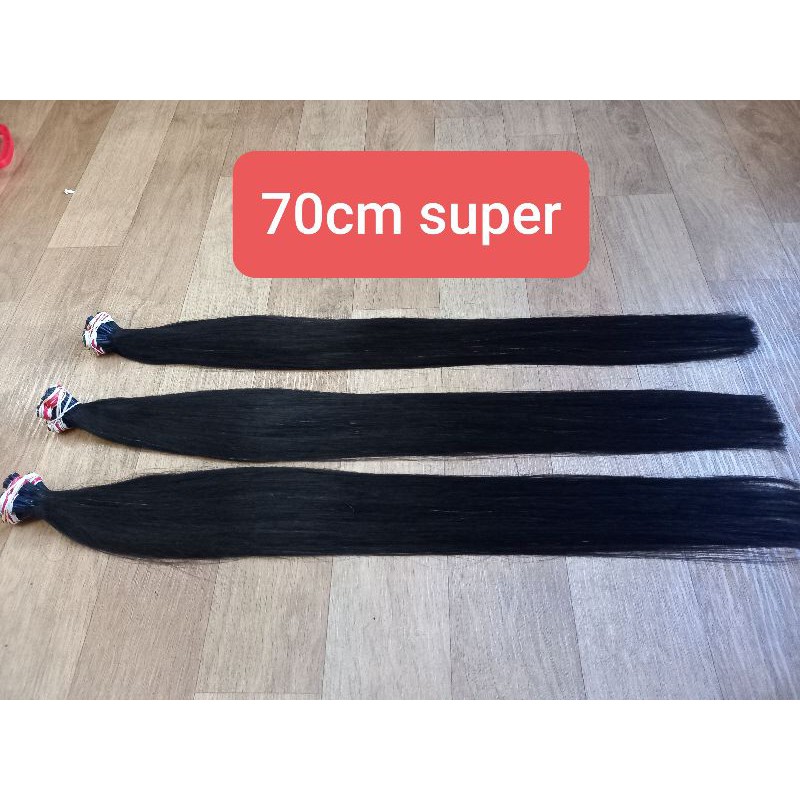 Jual HAIR EXTENSION RAMBUT SAMBUNG 100% RAMBUT ASLI UK 70 CM 100 helai ...