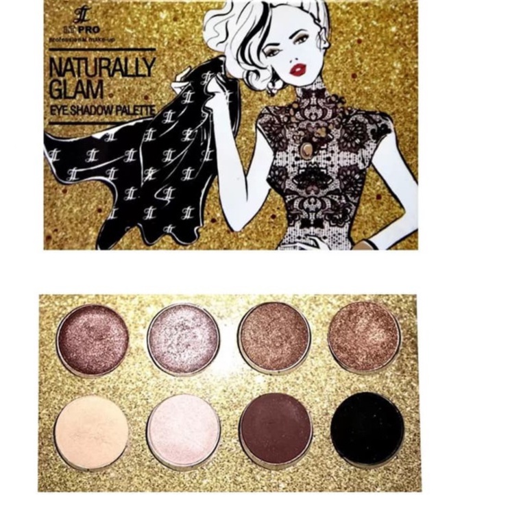 Jual LT PRO NATURALLY GLAM EYESHADOW PALETTE | Shopee Indonesia