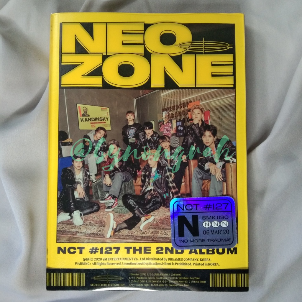Jual NCT 127 2nd Full Album - NEOZONE (N Ver.) | Shopee Indonesia