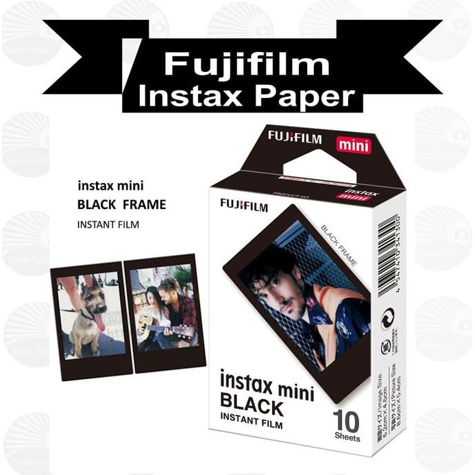 Jual PROMO!!!!!!!! FUJIFILM INTAX PAPER MINI BLACK / KERTAS INSTAX ...