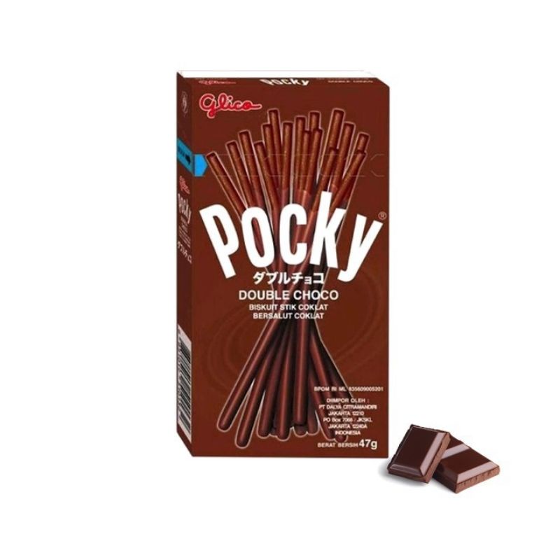 Jual Glico Pocky Double Choco 47gr | Shopee Indonesia