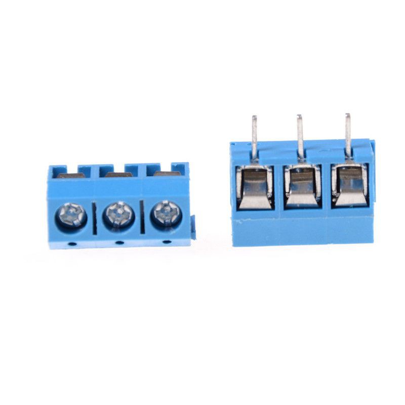 Jual Terminal srew 3 pin PCB BLOCK KF301-3P BIRU | Shopee Indonesia