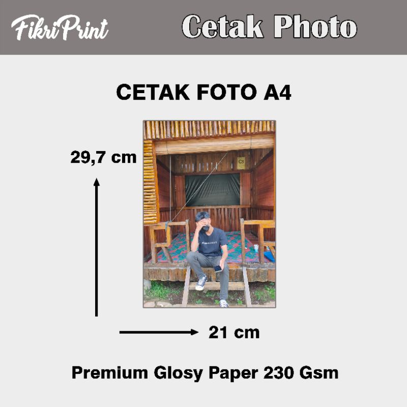 Jual Cetak Foto Ukuran A4 Premium Glosy | Shopee Indonesia