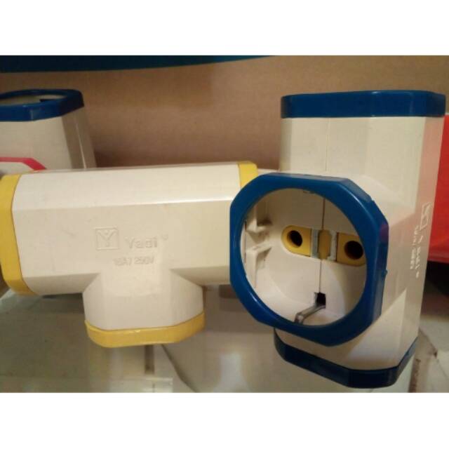 Jual STOP KONTAK MODEL T MERK YADI | Shopee Indonesia
