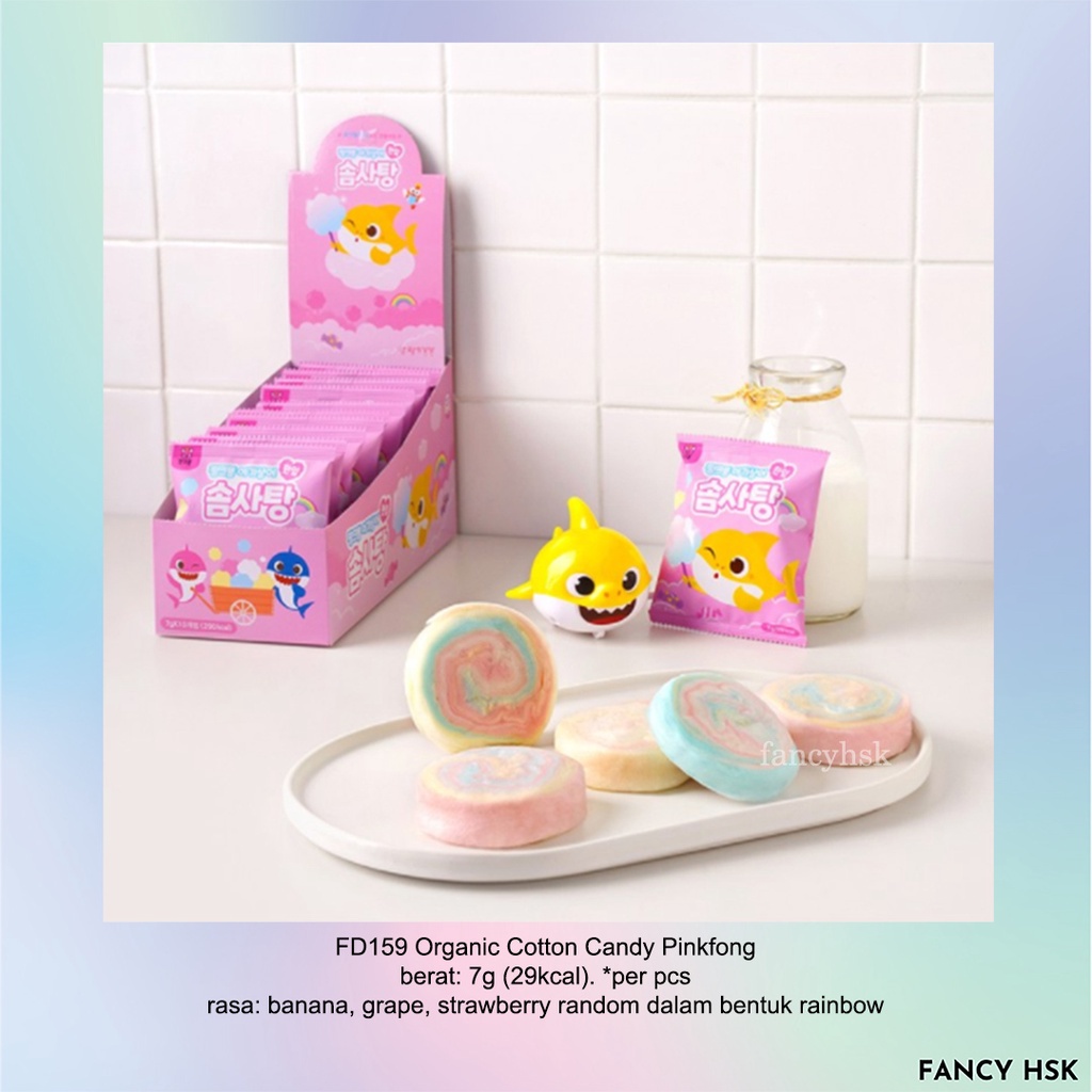 Jual ORI KOREA ORGANIC COTTON CANDY PINKFONG FD159 | Shopee Indonesia