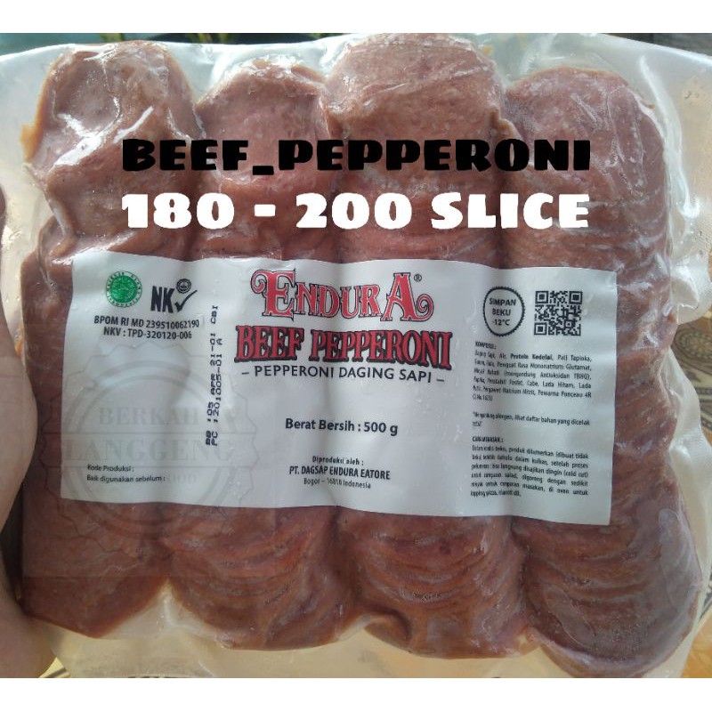 Jual Grade A PEPPERONI BEEF / DAGING SAPI PEPERONI 500 GR PREMIUM HALAL ...