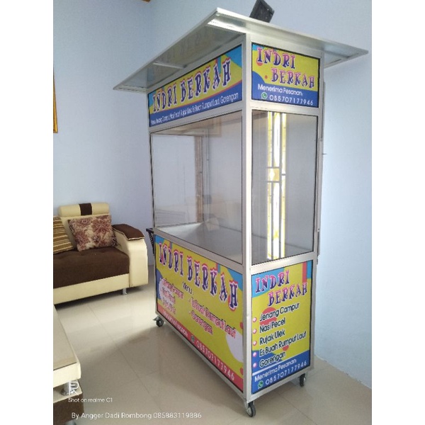 Jual rombong almunium gorengan/serbaguna | Shopee Indonesia