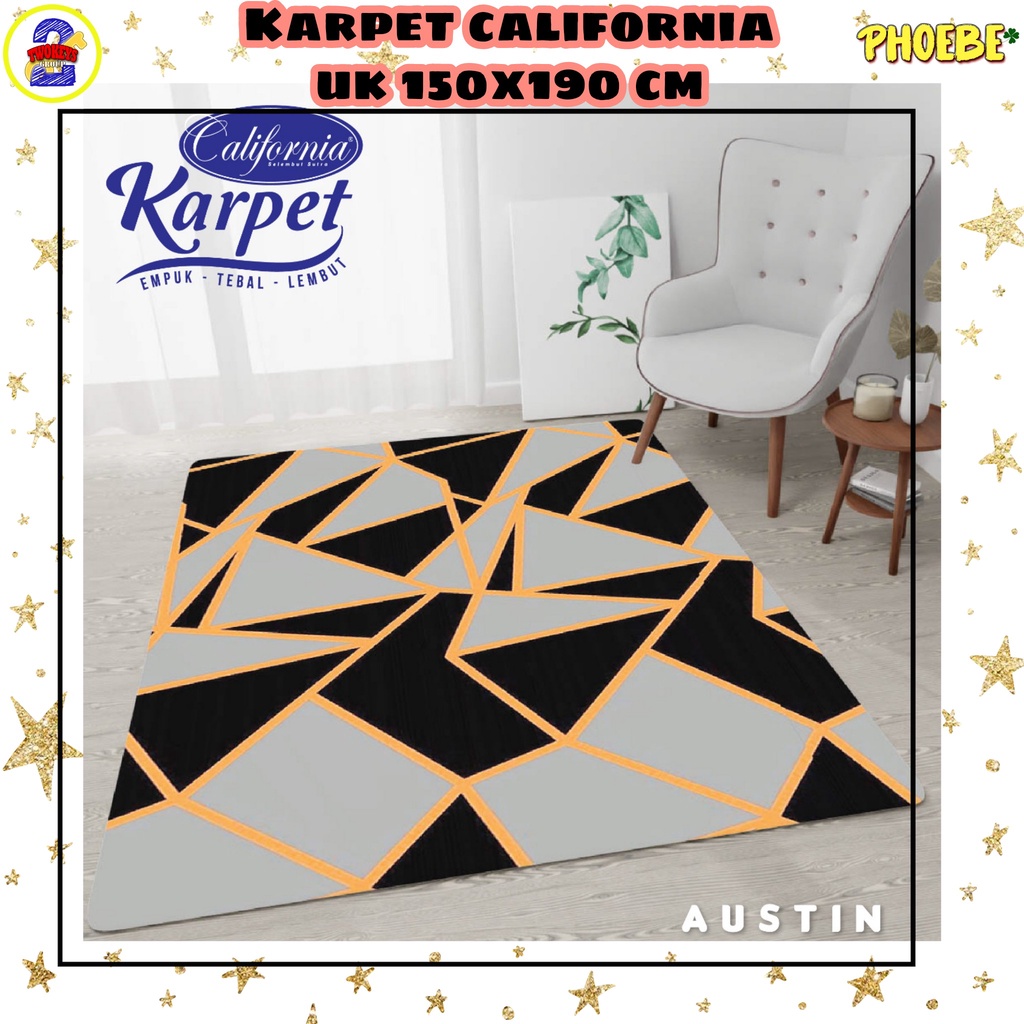 Jual Karpet CALIFORNIA uk 150x190 cm Motif Alex Alister Austin Balin ...