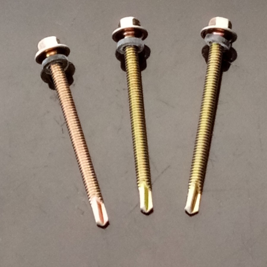 Jual Roofing Paku Sekrup Baut Roofing 5 cm Atap Spandek Baja Ringan ...