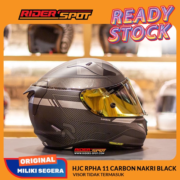 Jual Helm Motor HJC RPHA 11 Carbon Nakri MC5SF Full Face Ori Touring ...