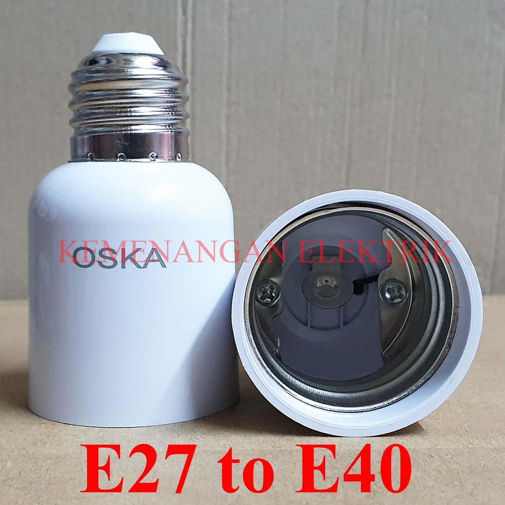 Jual KONVERTER LAMPU FITTING E27 KE E40 LIGHT CONVERTER ADAPTER E27 TO ...