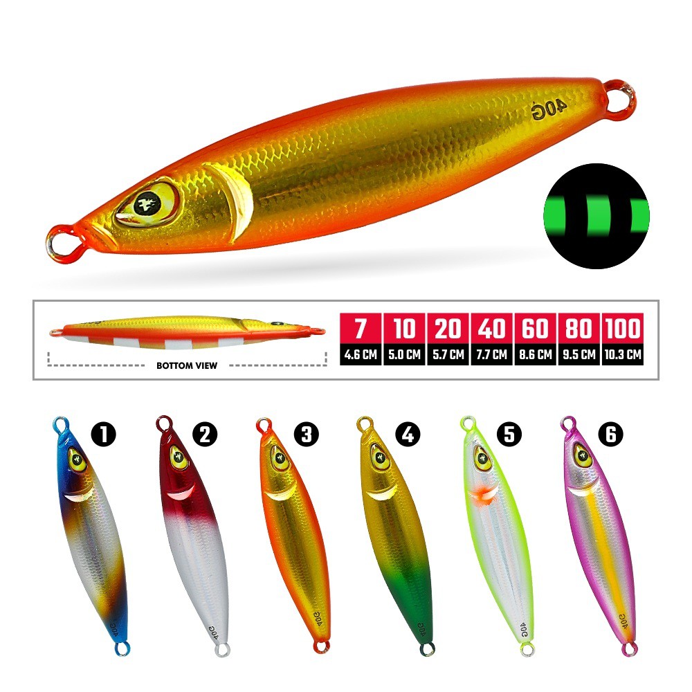 Jual Umpan Pancing - Metal Jig 60 gr / Umpan Jigging Firelock Protune 60 gram | Shopee Indonesia