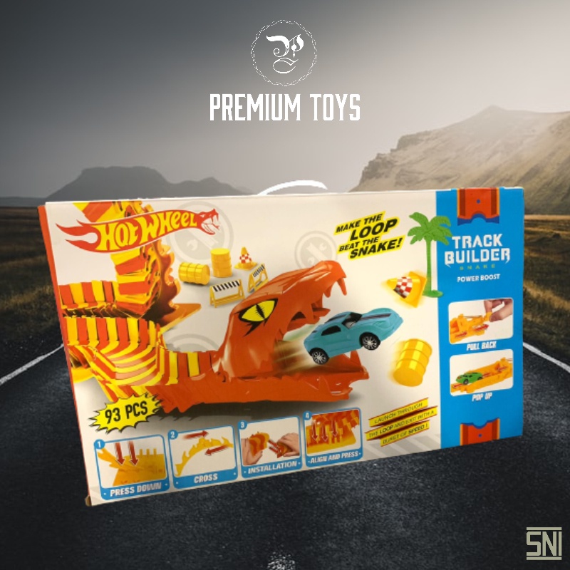 Jual Hot Wheel Track Builder Viper Bridge Attack Play Set | Shopee ...