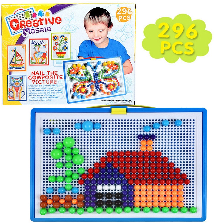 Jual ED67 CREATIVE MOSAIC PUZZLE MOSAIK 3D PAPAN PAKU JAMUR, PUZZLE ...