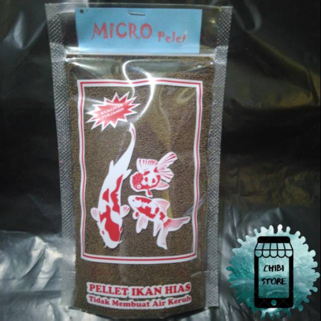 Jual MAKANAN IKAN / PELET IKAN / MICRO PELET 100GR / MAKANAN IKAN HIAS ...