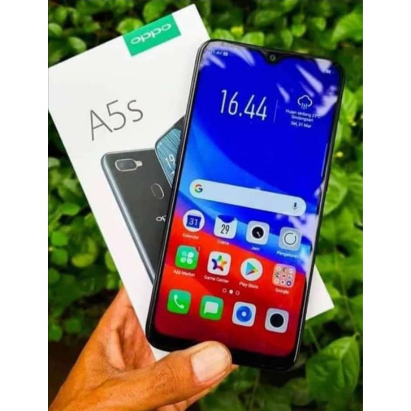 Jual OPPO A5S RAM 3 ROM 32 SECOND FULLSET RESMI | Shopee Indonesia