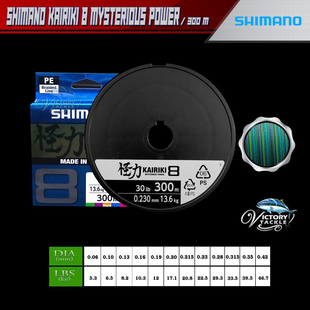 Jual Senar pancing Benang PE SHIMANO KAIRIKI X8 MYSTERIOUS POWER MADE ...