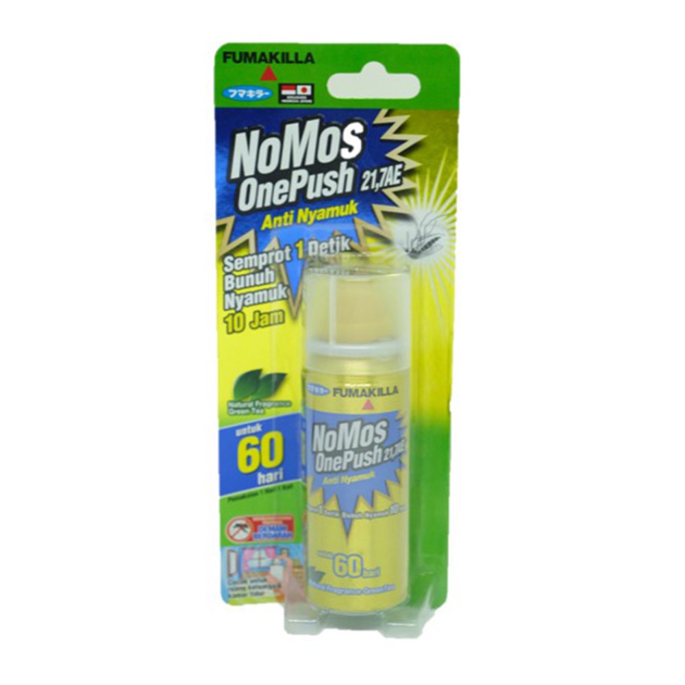 Jual NOMOS One Push 60 Hari 16ML - Semprot Pembunuh Nyamuk | Shopee ...
