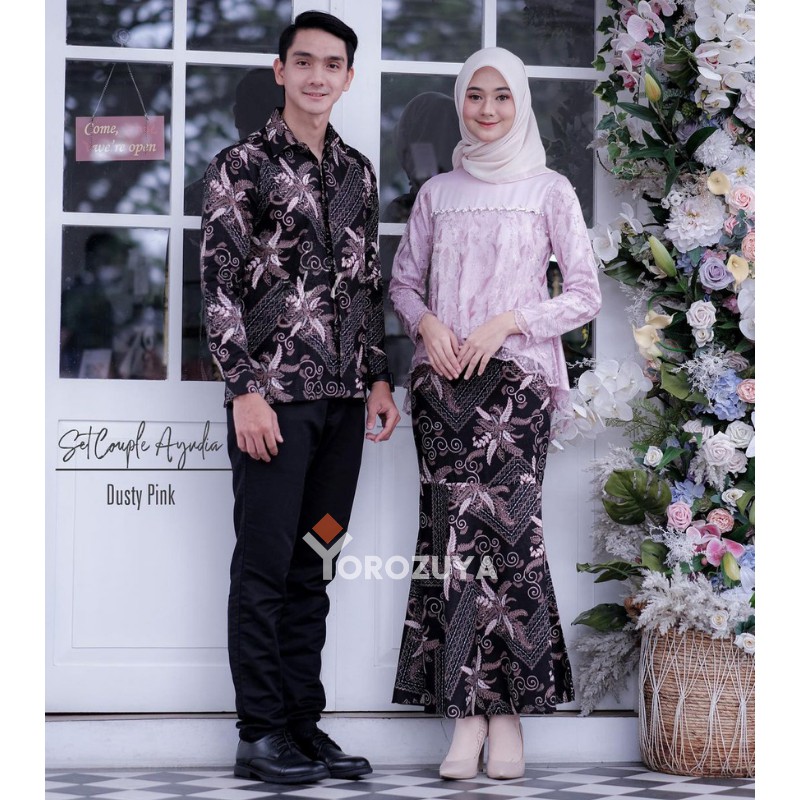 Jual SET KEBAYA MODERN BRUKAT AYUDIA SERIES COUPLE ROK DUYUNG BAJU ...