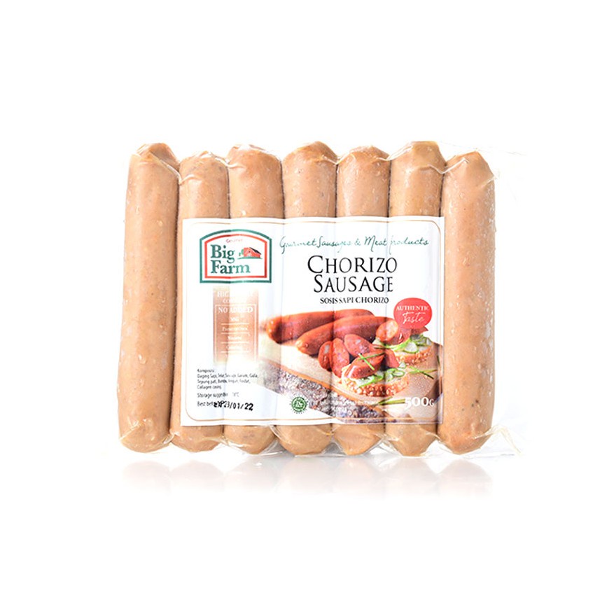 Jual Big Farm Sosis - Chorizo Sausage 7 pcs 500 gr - Sosis Sehat ...