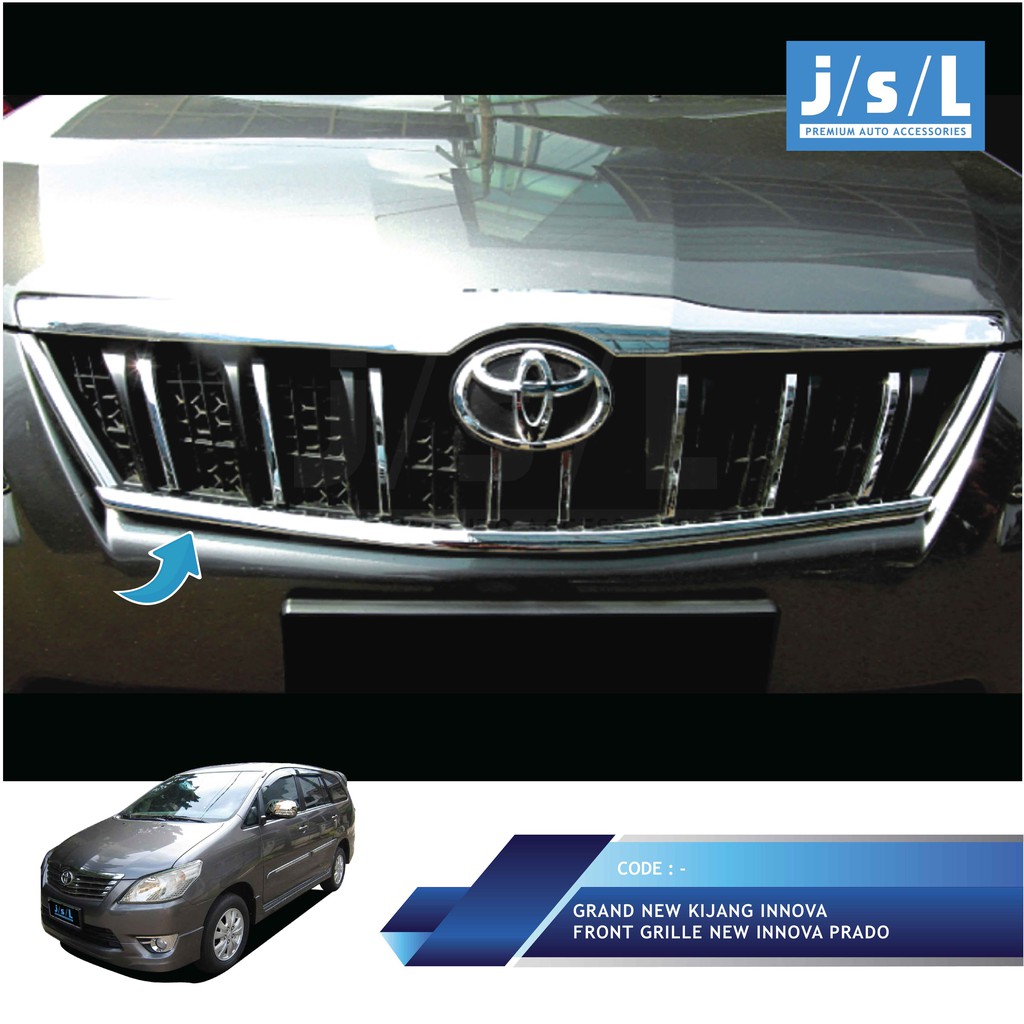 Jual Kijang Innova 2010 2012 Front Grille New Innova Prado | Shopee ...