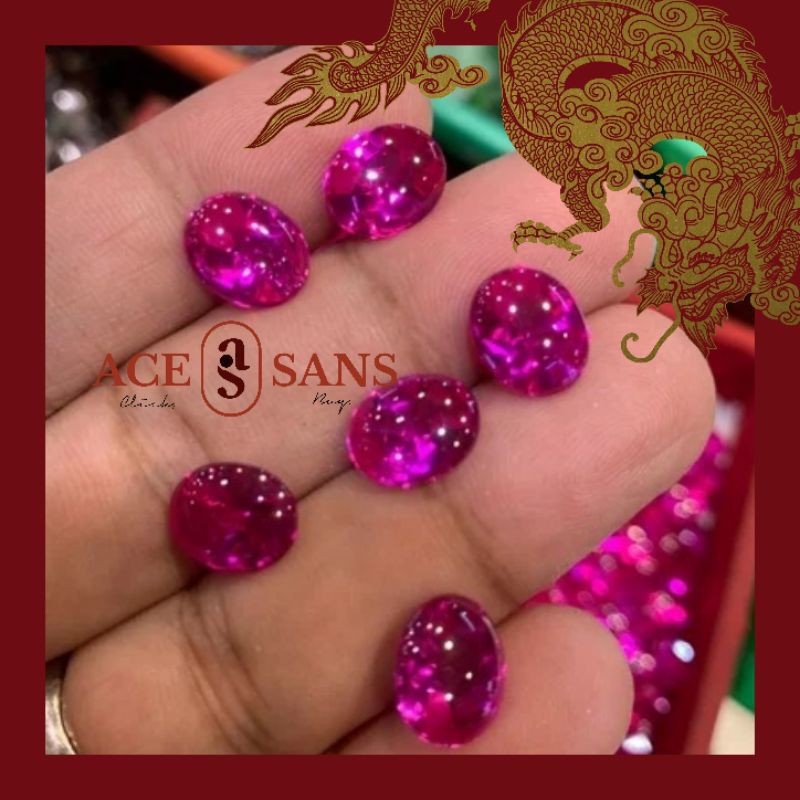 Jual Merah Siam Rose Kating Bawah 9 x 11 mm Batu Keras DS Naik I Batu ...
