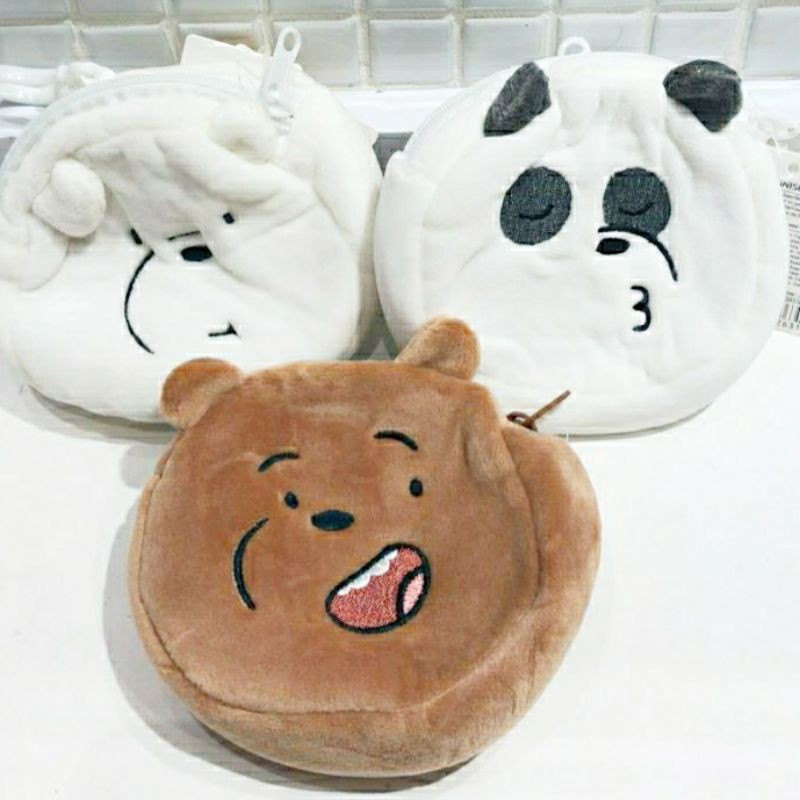 Jual MINISO We Bare Bears Coin Purse / Dompet koin we bare bears ...