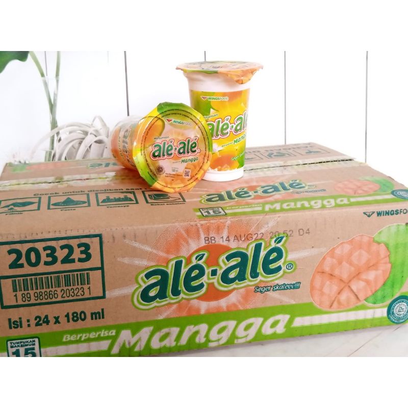 Jual Ale ale Mangga 180 ml ( 1 dus = 24 pcs ) | Shopee Indonesia
