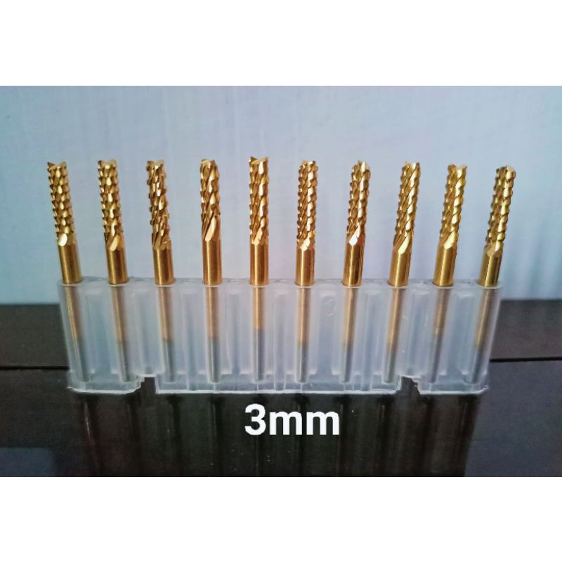 Jual Mata Bor Micro Tungsten Carbide Cnc Pcb Router Milling Graver ...