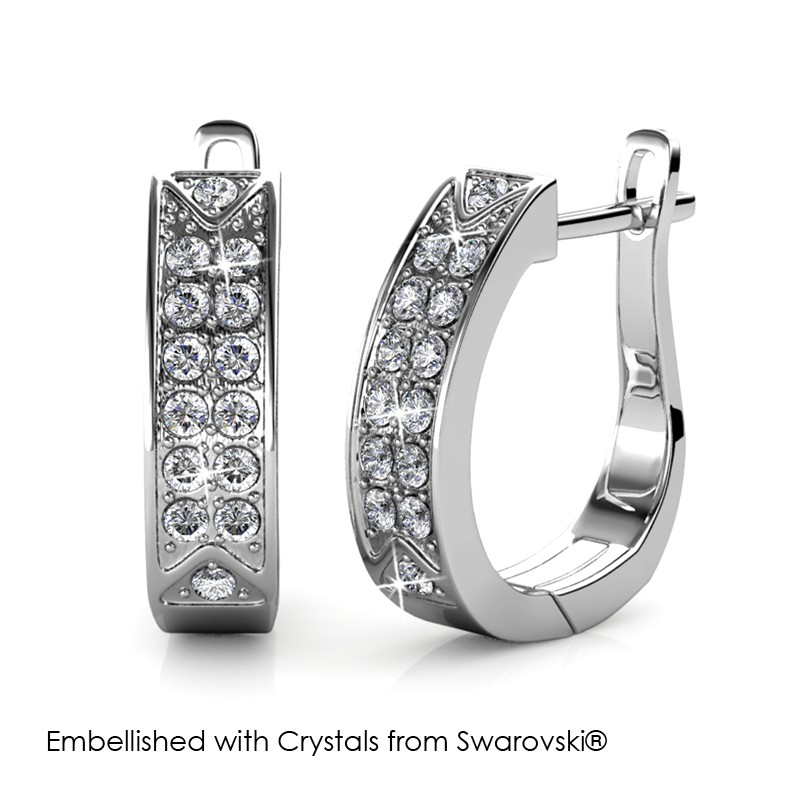 Jual Meg Hoop Earrings - Anting Crystal kristal by Her Jewellery ...