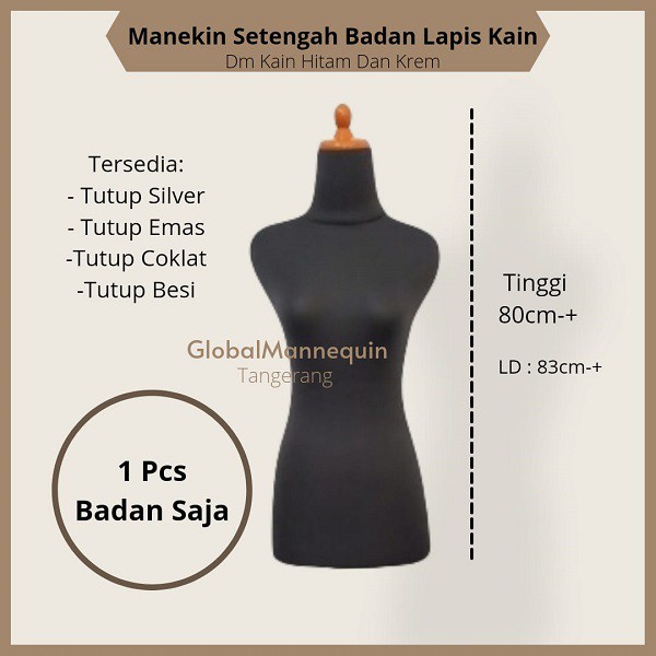 Jual Manekin Badan Wanita Patung Baju DM Dressmaker SET Lapis Busa ...