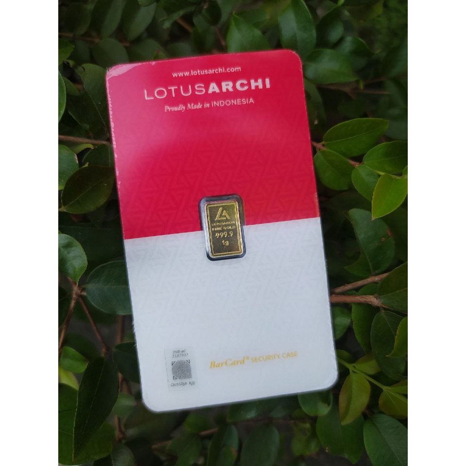 Jual Emas 1 Gram Lotus Archi Fine Gold Logam Mulia not Antam UBS King ...