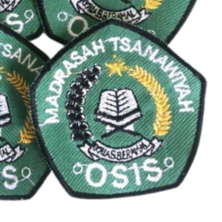 Jual logo mts 1 biji logo / atribut / emblem / bordir / bordiran ...