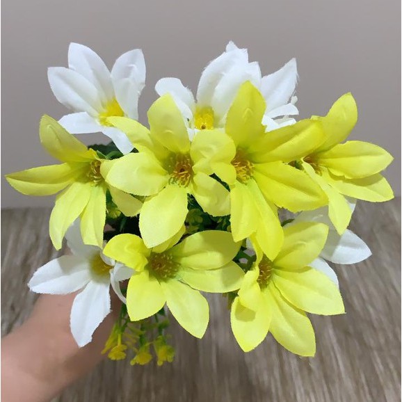 Jual (M 5) - Bunga Artifisial Magnolia Flower x12 Bunga Dekor Buket ...