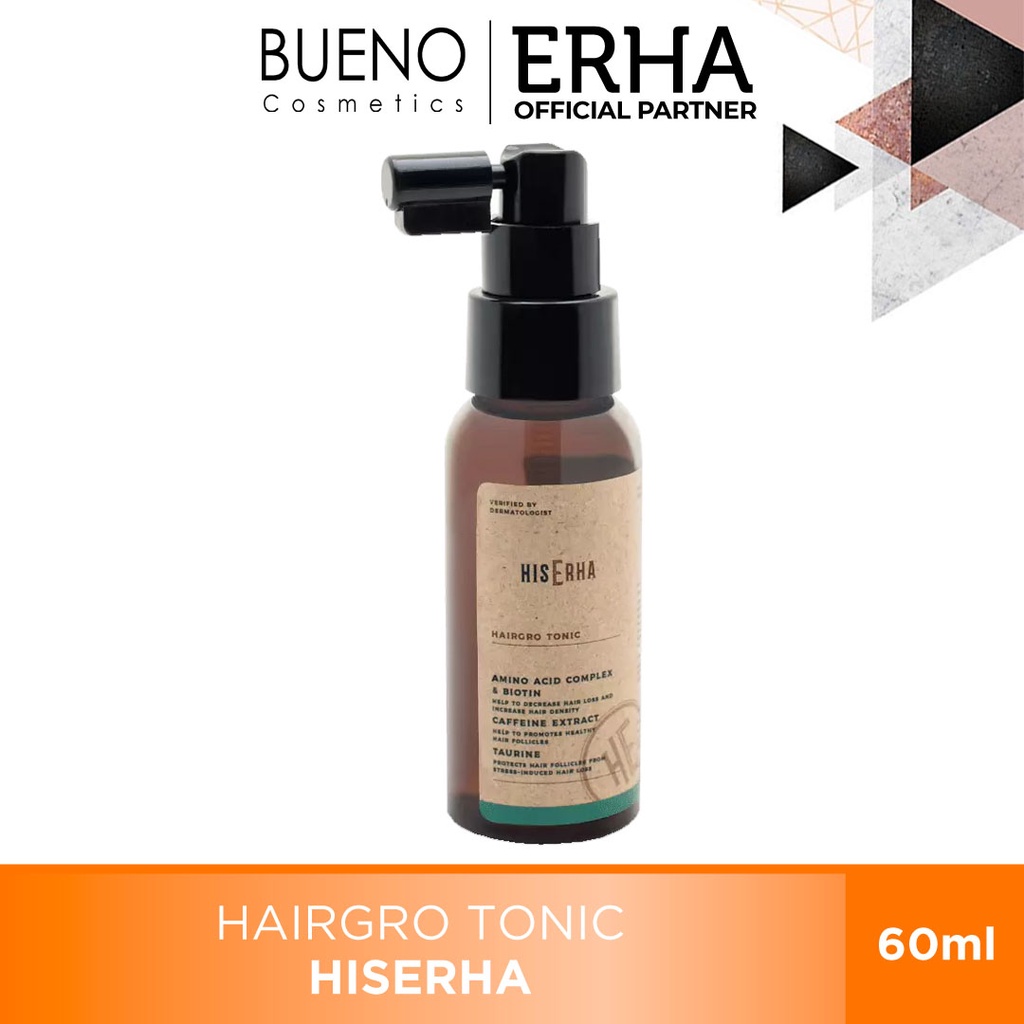 Jual HISERHA HAIRGRO TONIC TONIK RAMBUT PRIA AMINO ACID BIOTIN CAFFEINE ...