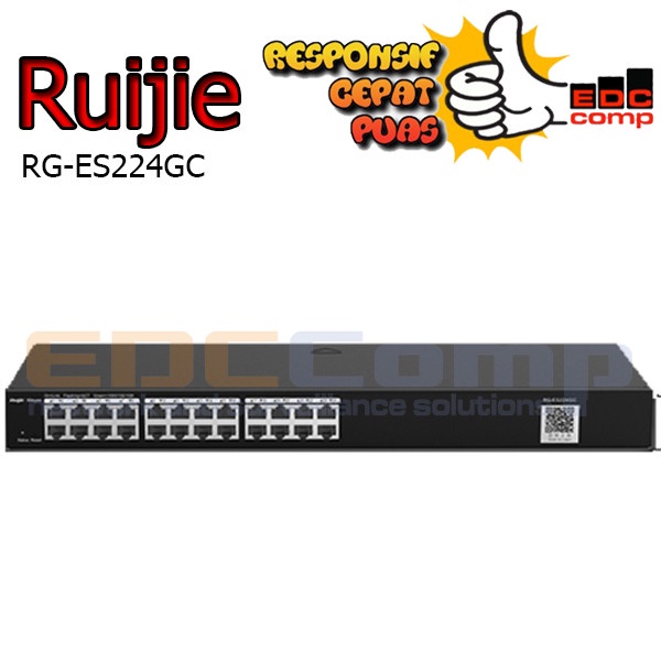 Jual RUIJIE RG-ES224GC 24 Port Gigabit Cloud Managed Switch | Shopee ...