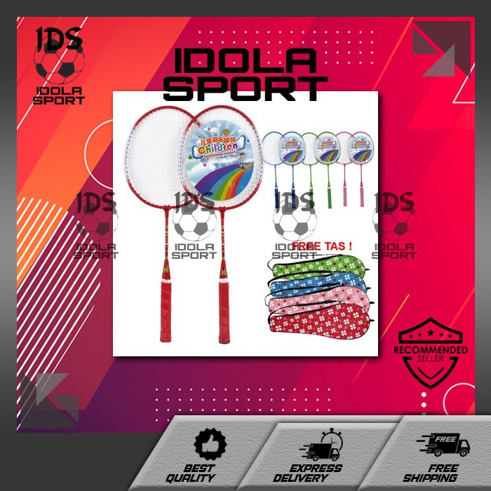 Jual RAKET BADMINTON BULUTANGKIS KESIKA - JIELING ANAK ISI 2 GAGANG ...