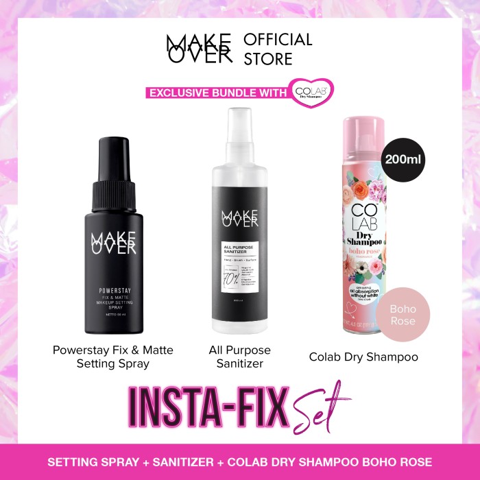 Jual Make Over X Colab Insta Fix Set Shopee Indonesia 