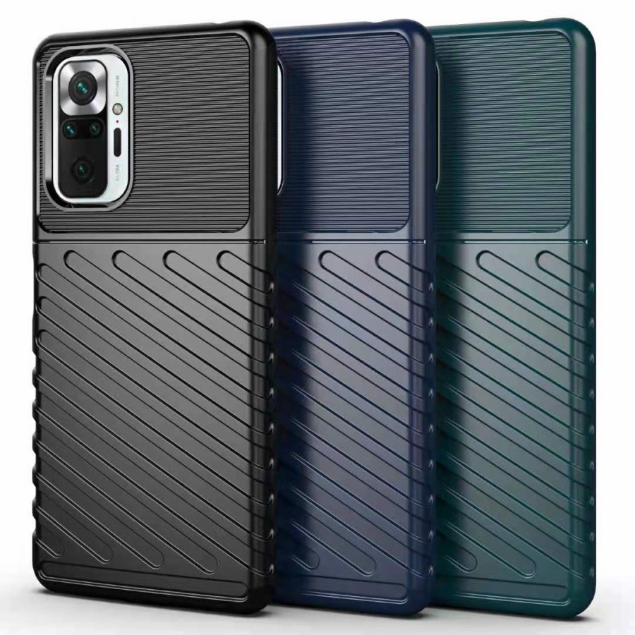 Jual Case Xiaomi Redmi Note 10 / Note 10S / Note 10 Pro Thunder Carbon ...