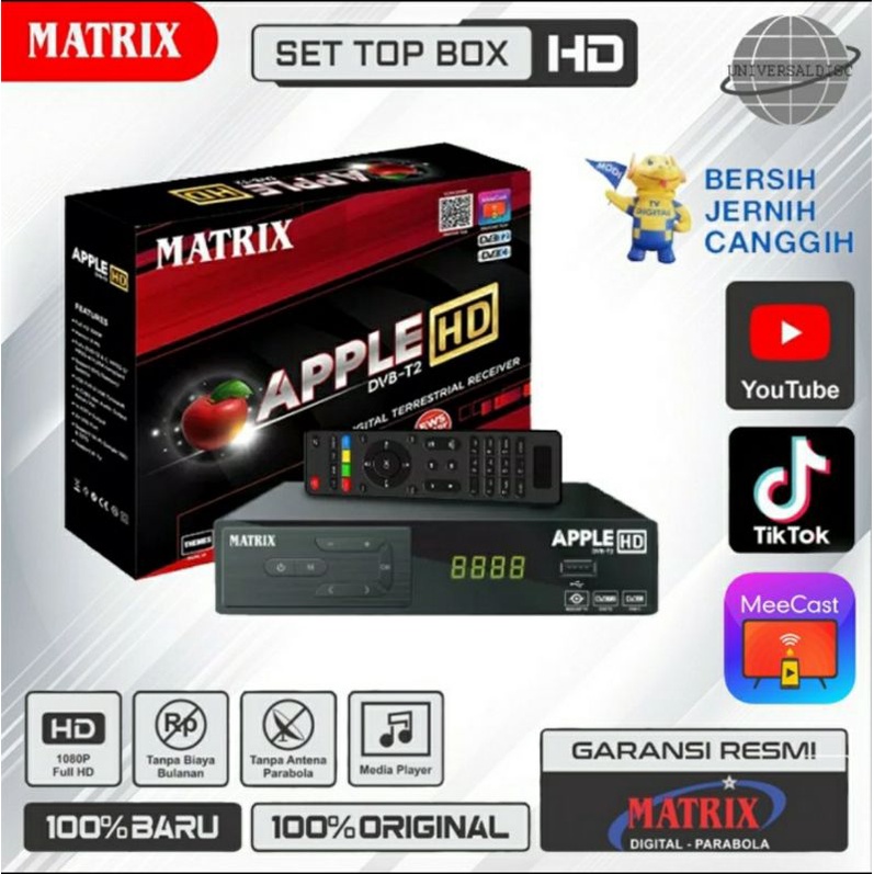 Jual Set Top Box STB Matrix Apple Merah | Shopee Indonesia