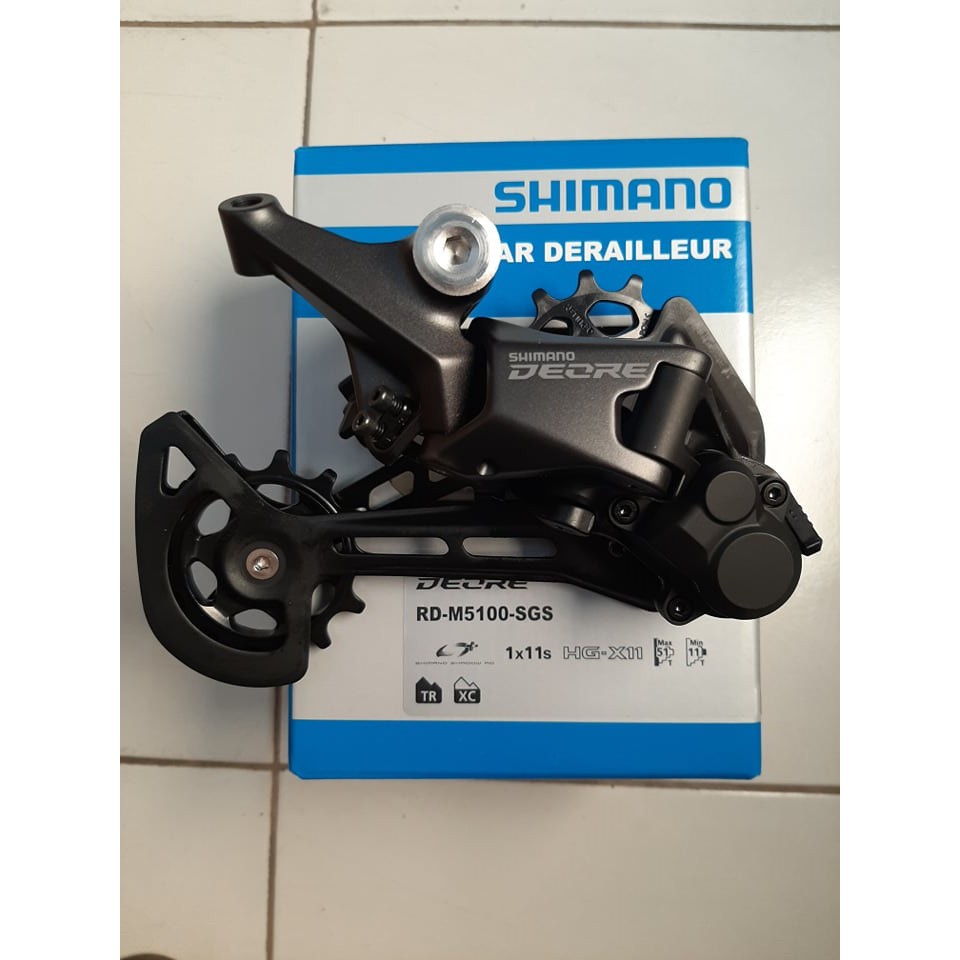 Jual RD / REAR DERAILLEUR DEORE M5100 SGS / LONG CAGE 11 Speed | Shopee ...