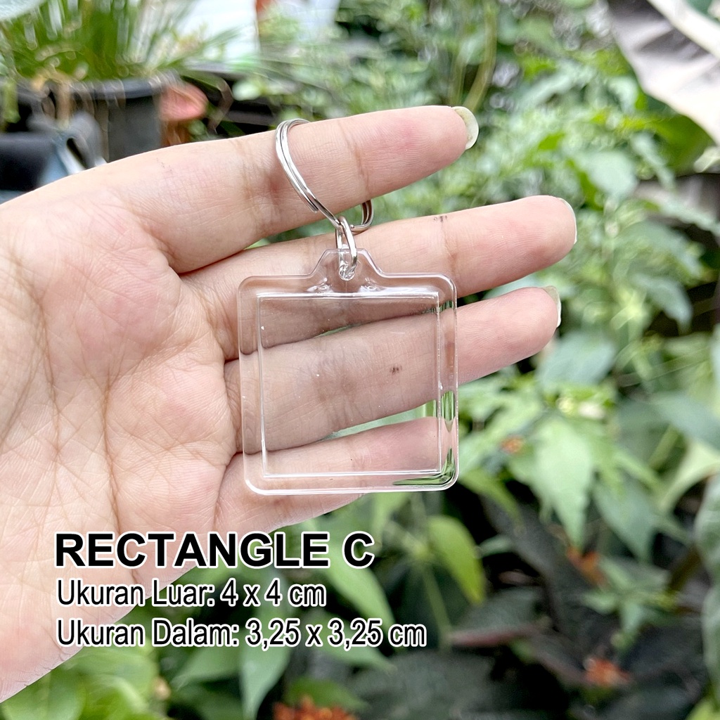 Jual 1 pcs Gantungan Kunci Akrilik Insert Paper Photo Keychain | Shopee ...