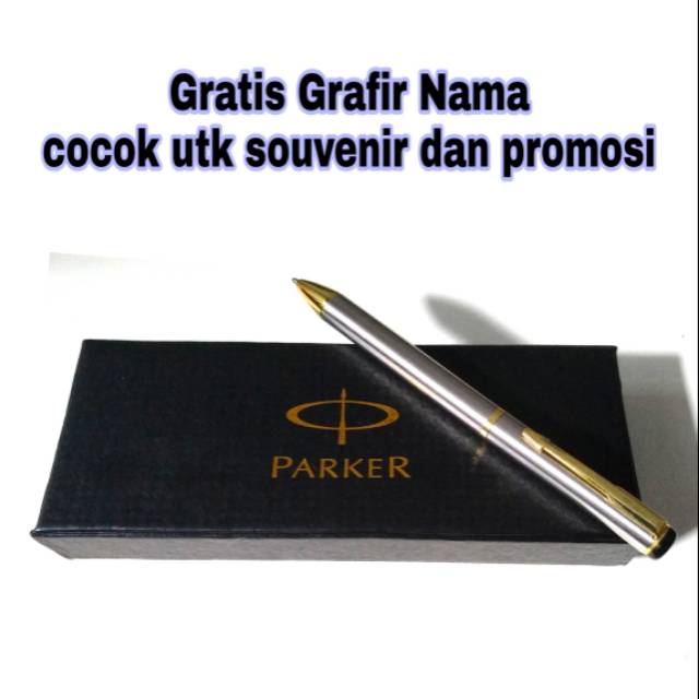 Jual Pulpen parker model putar gratis grafir nama | Shopee Indonesia
