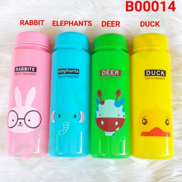 Jual ( B014 ) MY BOTTLE KARAKTER ANIMASI WARNA / BOTOL MINUM / KWALITAS ...