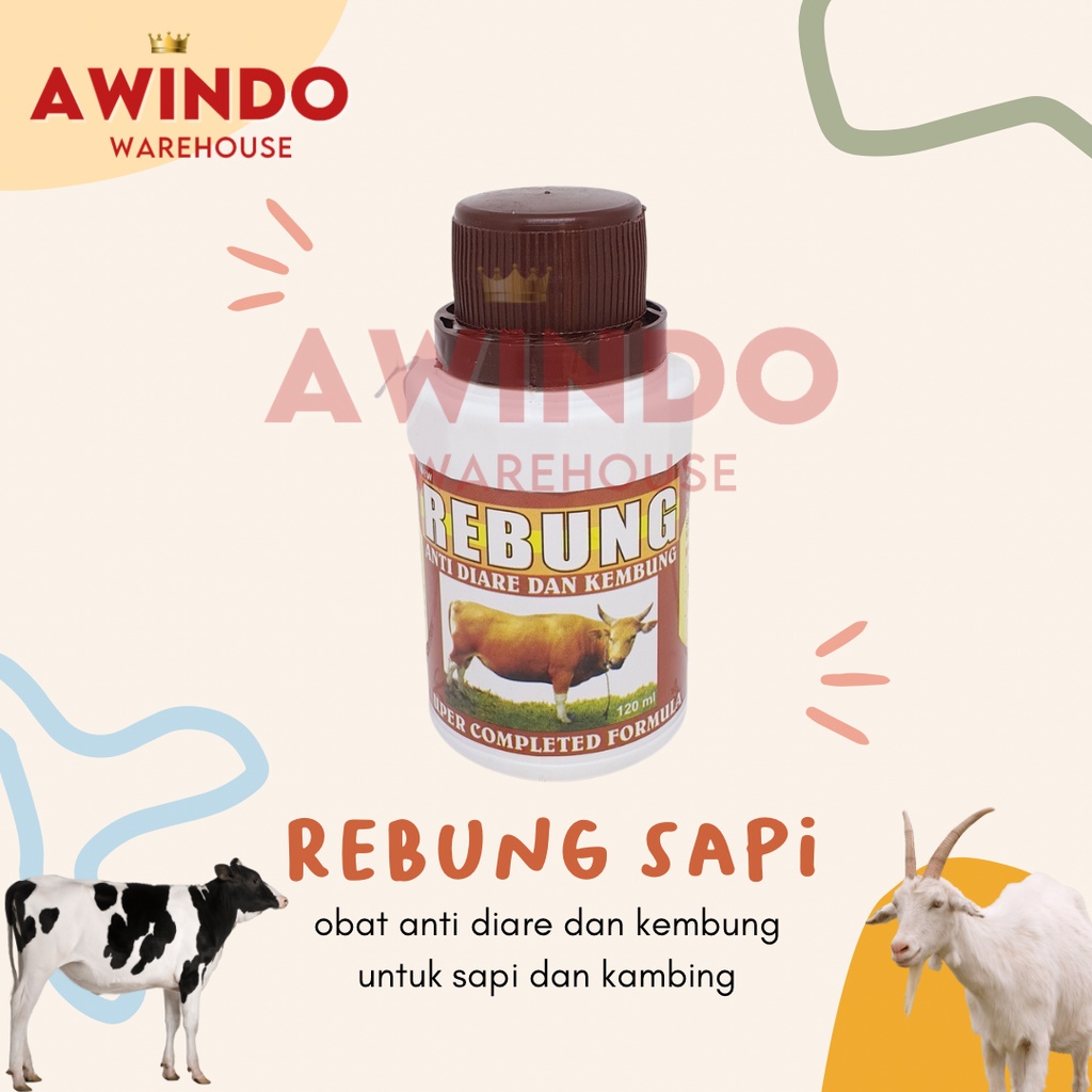 Jual REBUNG SAPI - Obat Sapi Kambing Anti Diare Kembung Mencret 125ml ...