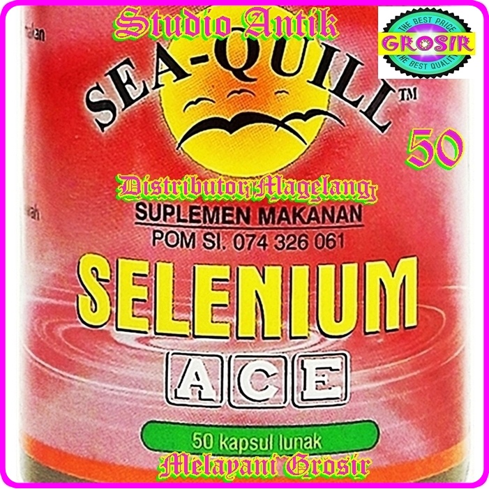 Jual SEA QUILL SELENIUM ACE isi 50 - SEA QUILL SELENIUM ACE 30 - SELENIUM ACE - VITAMIN A ...