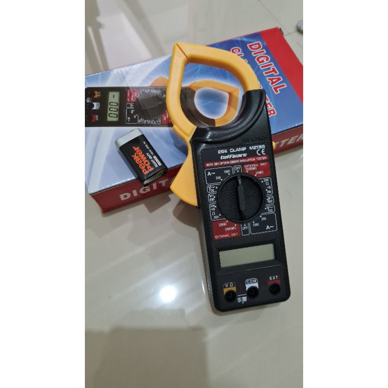Jual Digital Clamp Meter/ Tang Ampere / M266 - Black | Shopee Indonesia