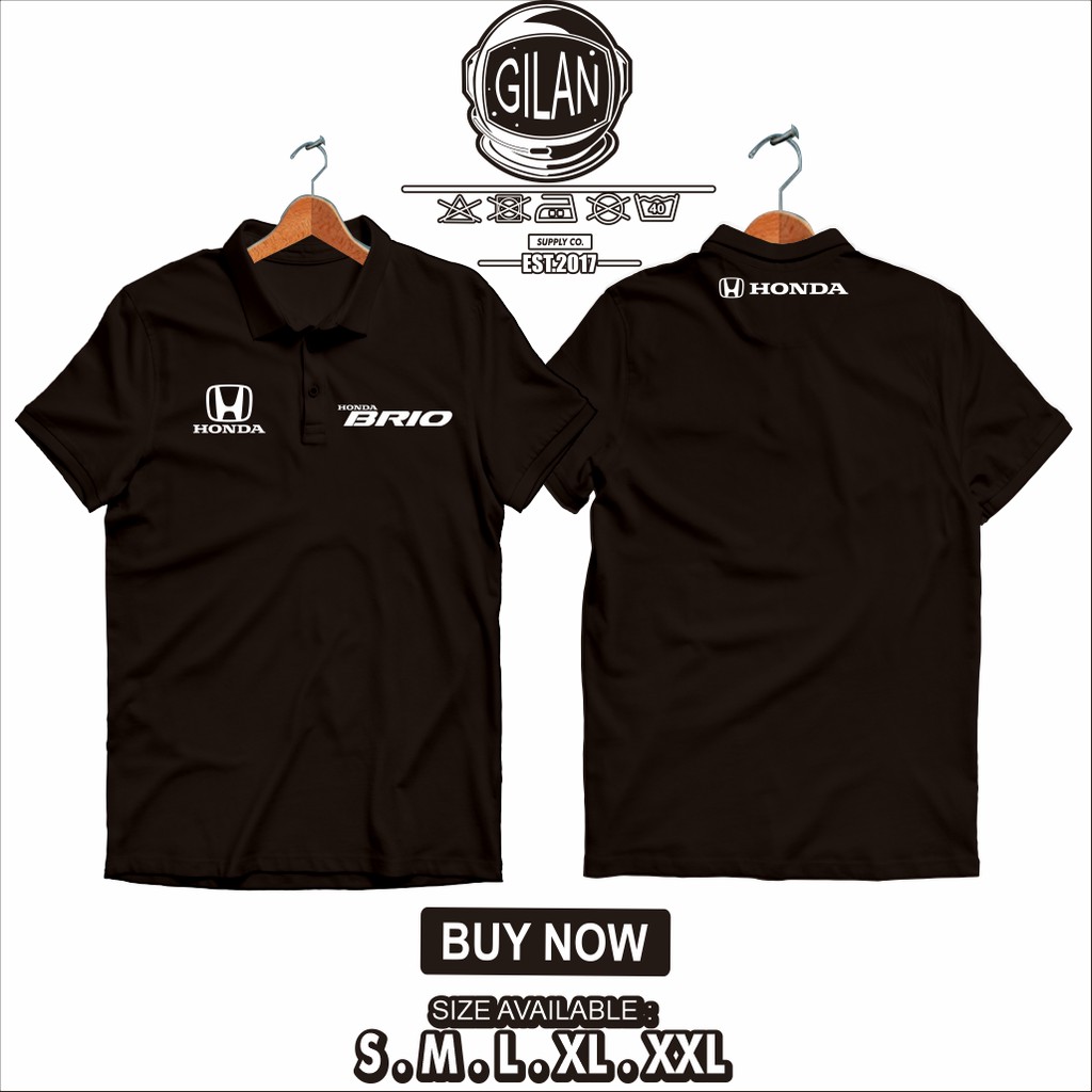 Jual SAKAZUKI Polo Shirt Kaos Baju Kerah Polo Mobil Honda New Brio Racing Otomotif | Shopee ...