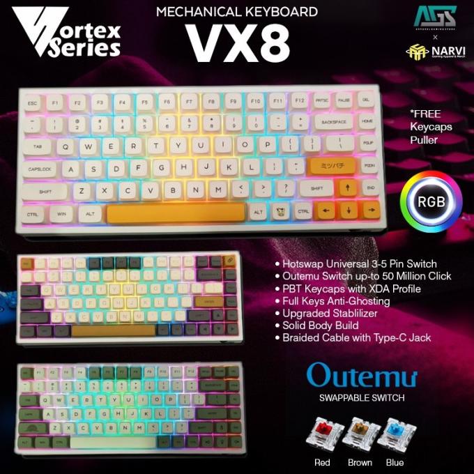 Jual Vortexseries Vx8 Mechanical - Keyboard Gaming Kekostore51 | Shopee ...
